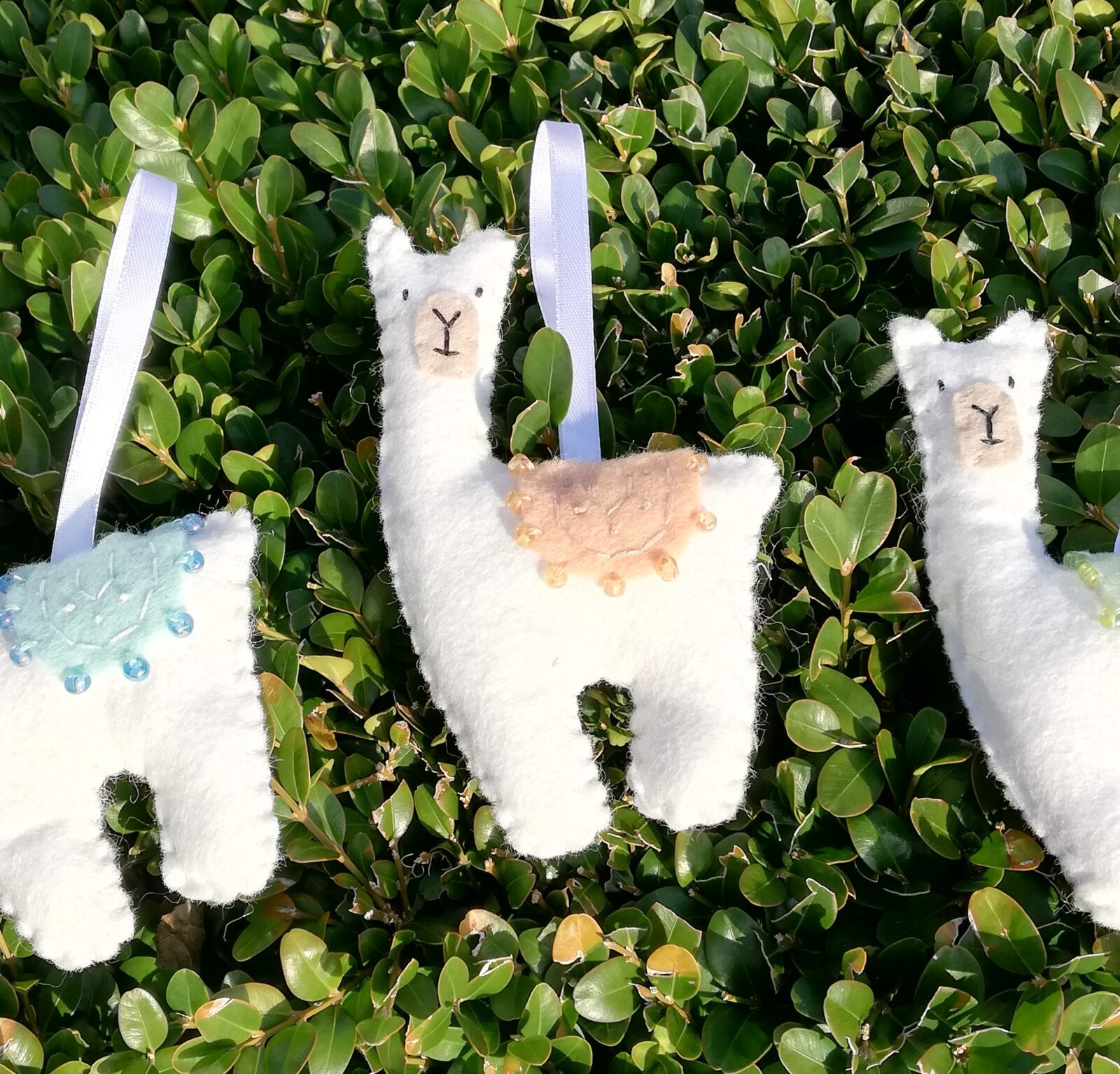 Felt Hanging Alpaca Decoration - Alpaca Annie