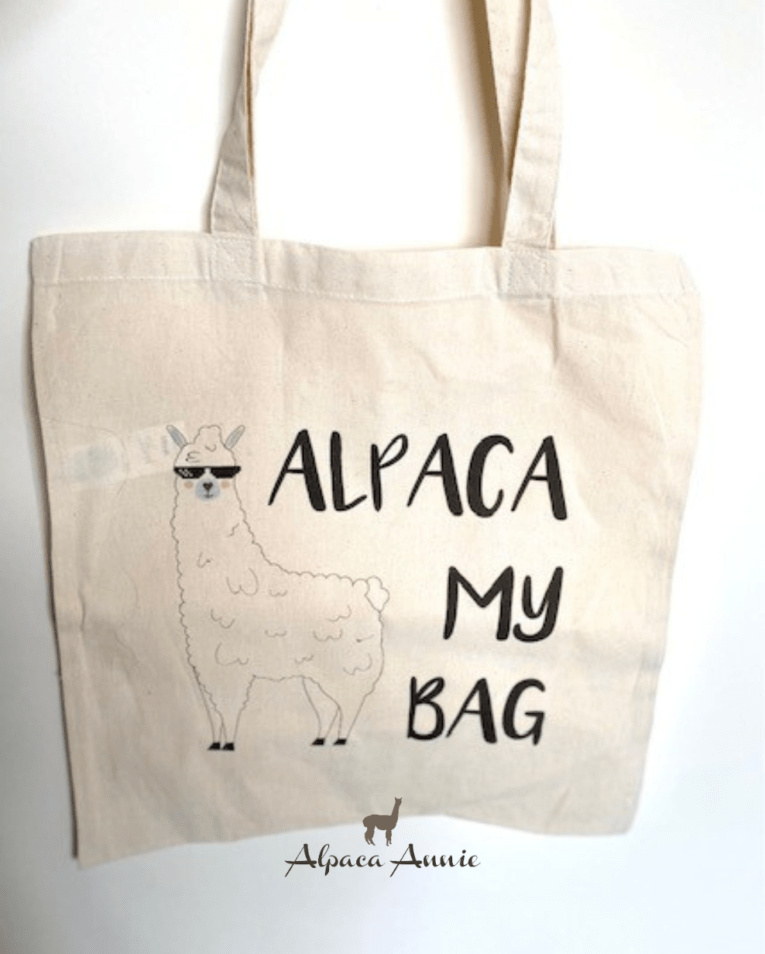 Handmade Alpaca Tote Bag - Alpaca Annie