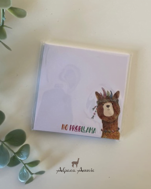 No ProbLlama Notepad - Alpaca Annie