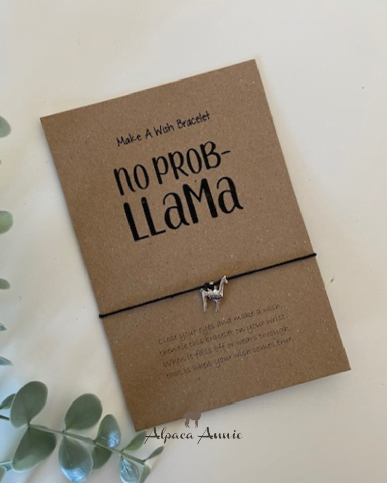 No ProbLlama Bracelet - Alpaca Annie